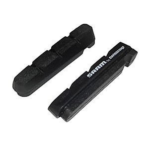 SRAM Road Brake Pad Inserts Black for Alloy Rims by SwissStop Pair