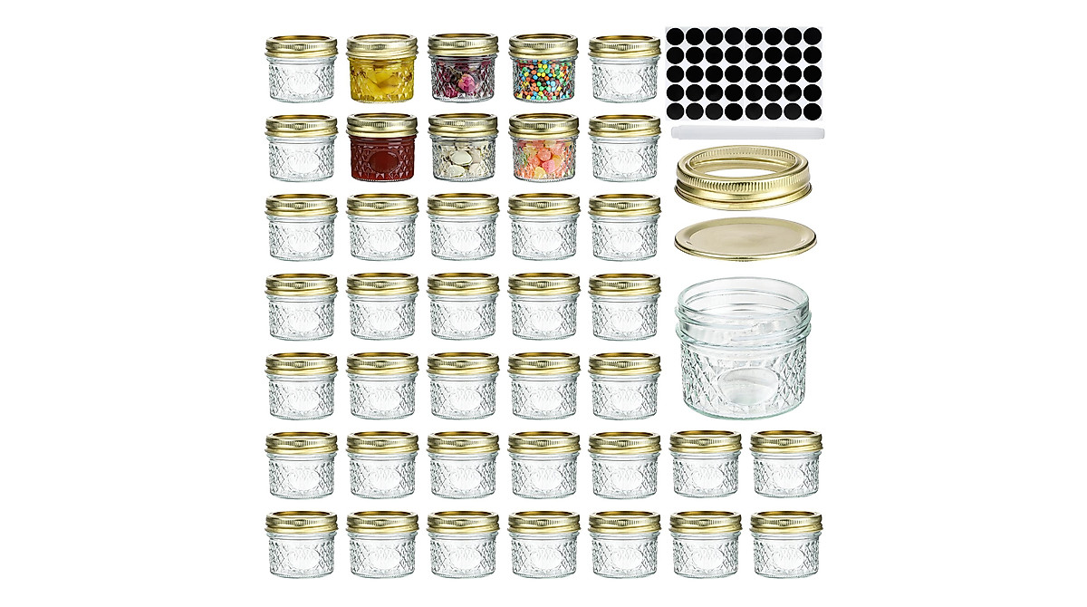 Mcupper 4oz Mini Mason Jars – Set of 40 for All Storage Needs