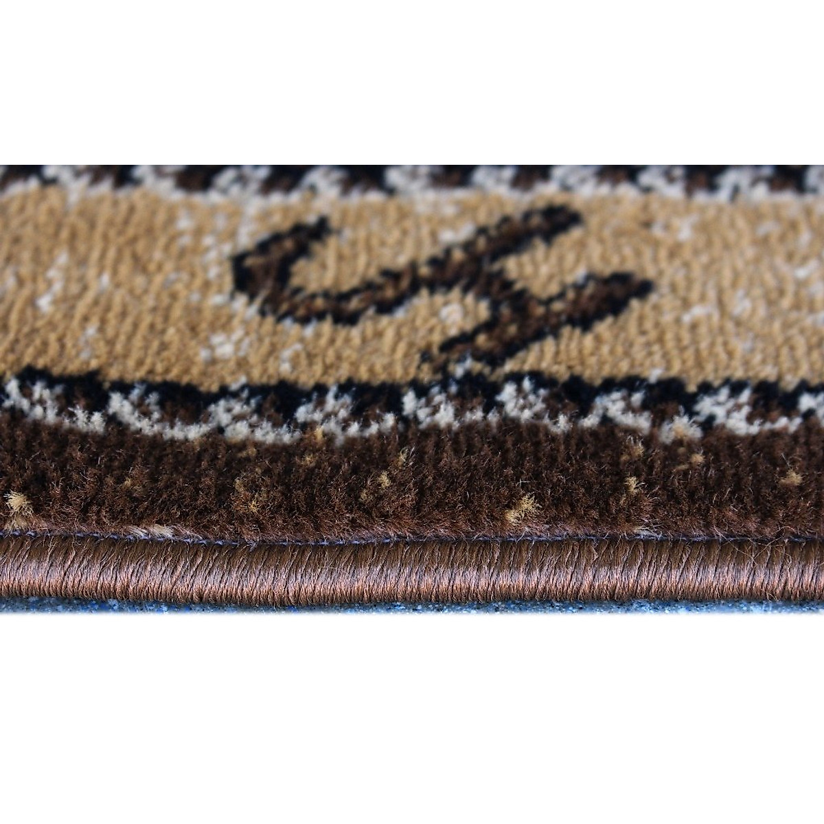 Western Area Rug Design 370 Lodge Brown (2 Feet 4 Inch X 10 Feet 9 Inch) Runner