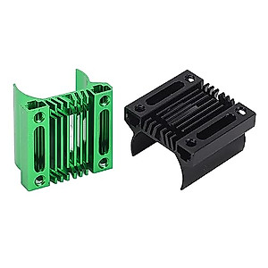 2pcs RC Motor Heatsink Aluminum Alloy RC Electric Motor Heat Sink with Efficient Cooling Improved Performance for RC Car Truck