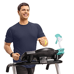 Dreambaby Deluxe EZY-Fit Clip on Fan with Soft Fins - Perfect for Strollers, Cribs, Wheelchairs, Beach, Pool, Much More! (Aqua)