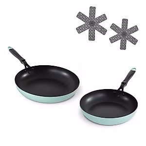 DASH Nonstick Hard Anodized 10 Inch and 12 Inch Fry Pan Cookware Set