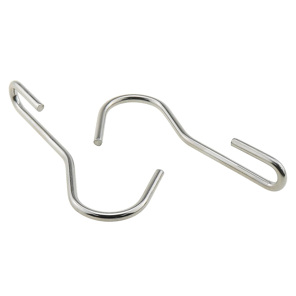 ZZHXSM 10PCS Heavy Duty Hook Silver 90 Degree Twisted Angle Pot Holder Stainless Steel Hook Suitable for Hanging Kitchen Utensils Towel Gardening Tool and Clothing
