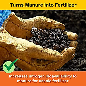 MICROBE-LIFT Chicken Coop Cleaner and Odor Eliminator, Use on All Surfaces and Supplies, Turns Chicken Poop Into Fertilizer, Ammonia Reducer, Highly Concentrated and Safe Formula, 1 Gallon