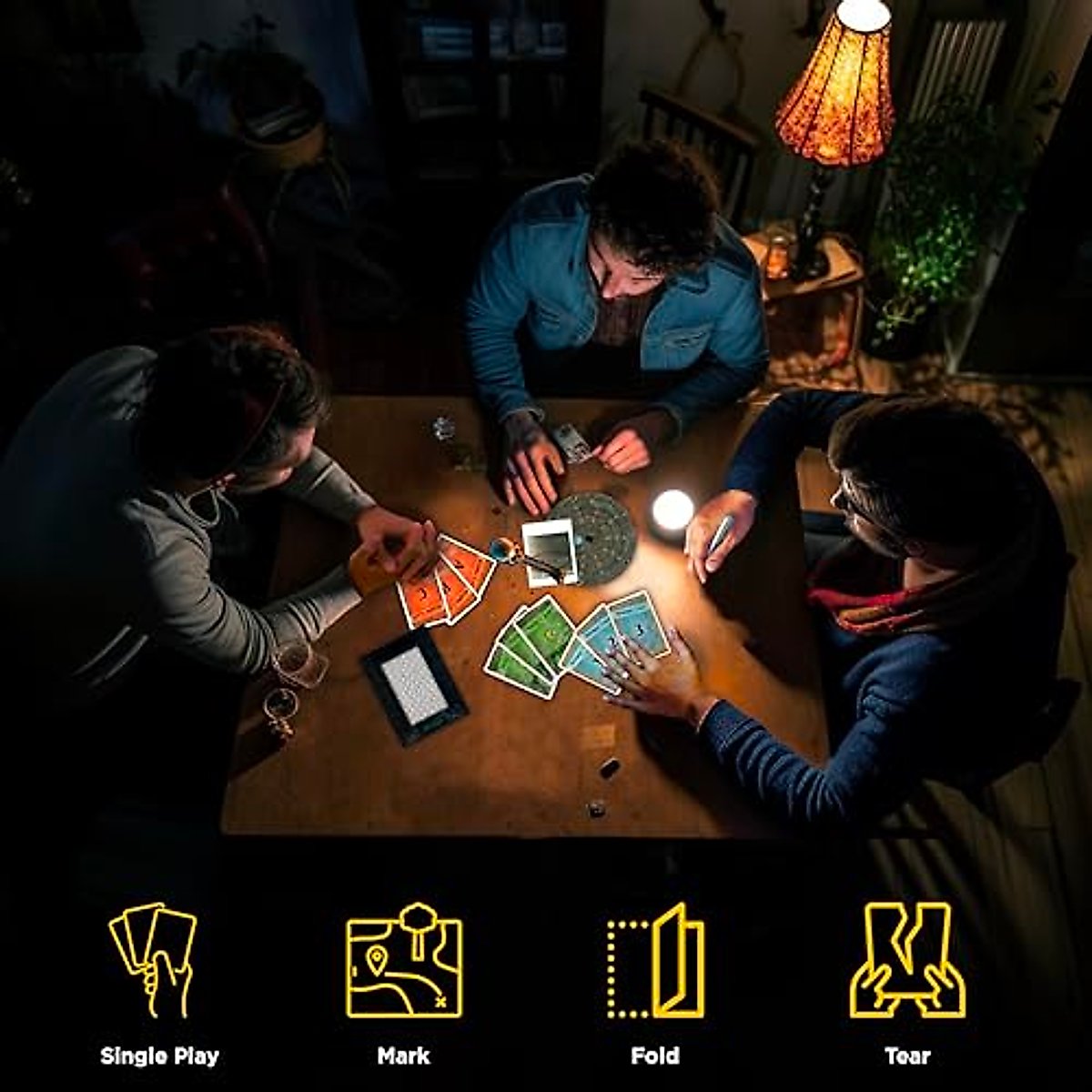 Exit: The Catacombs of Horror | Exit: The Game - A Kosmos Game from Thames & Kosmos | Card-Based, 2-Part at-Home Escape Room Experience for 1 to 4 Players, Ages 16+