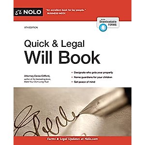 Quick & Legal Will Book