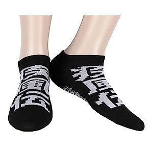 Bioworld Naruto Ninja Anime Adventures 5 Pair Mix and Match No Show Ankle Socks