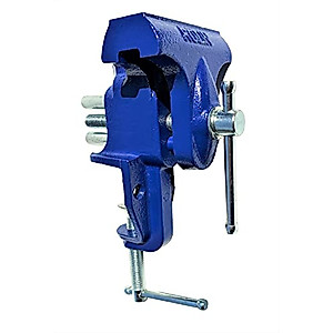 Rolin Vise Wood Working Clamp 3 Inch Light Duty Tools Small Home Vise Table Vise Blue