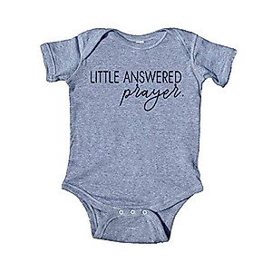 Sunray Clothing Little Answered Prayer Baby Boy Girl Onesie White