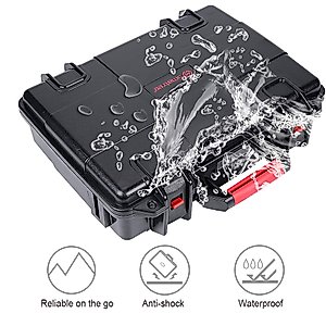 Smatree 17.6L Carrying Case Compatible with DJI Mavic 2 Pro/DJI Mavic 2 Zoom with Pre-Cut Foam for DJI Smart Controller and DJI Remote Controller