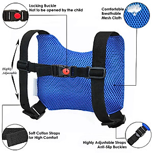 HappyVk Toddler Leash - Baby Leash and Belt for Parents -Dinosaur- Baby Harness for 1-4 Years Old Boys