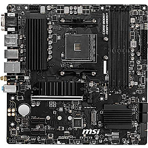 MSI B550M PRO-VDH WiFi ProSeries Motherboard (AMD AM4, DDR4, PCIe 4.0, SATA 6Gb/s, M.2, USB 3.2 Gen 1, Wi-Fi, D-SUB/HDMI/DP, Micro-ATX)