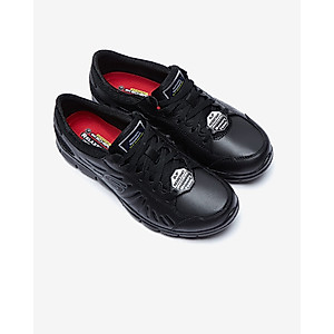 Skechers for Work Women's Eldred Work Shoe, Black, 9 M US