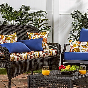 Greendale Home Fashions 44-inch Outdoor Swing/Bench Cushion, Set of 1, Foliage