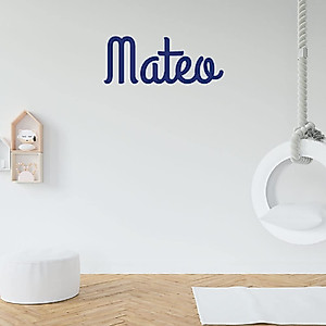 Personalized Name Nursery Wall Decal Vinyl Sticker | Multiple Font Options | Custom Kids Room Décor | Bedside Decals | Children’s Room | Car | Laptop
