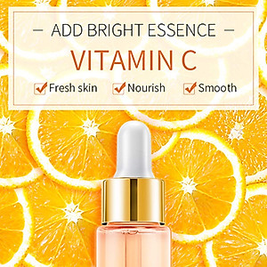 AKARY Vitamin C Serum with Hyaluronic Acid Organic Firm Skin Reduce Formula for Face Skin Improve Remove Flaw Essence