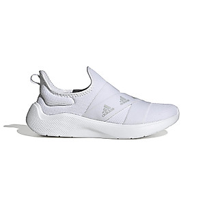adidas Women's Puremotion Adapt Sportswear Sneaker, White/Grey/White, 9