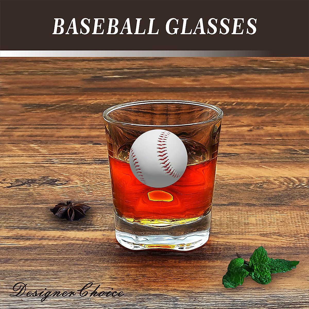 Baseball Whiskey Decanter Set with Glasses,Whiskey Gifts for Men Whiskey Decanter Sets for Men,Whisky Decanter & Glass Set,Whiskey Set Bourbon Decanter,Tequila Decanter for Alcohol Liquor Decanter