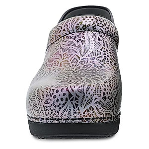 Dansko XP 2.0 Clogs for Women-Lightweight Slip-Resistant Footwear for Comfort and Support-Ideal for Long Standing Professionals-Food Service, Healthcare Professionals Lacy 7.5-8 M US