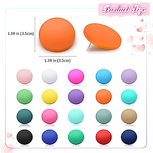 Epakh 20 Pairs Round Button Earrings Large Circle Acrylic Stud Earrings Disc Geometric Earrings Solid Color Retro Neon Button Earrings for Women
