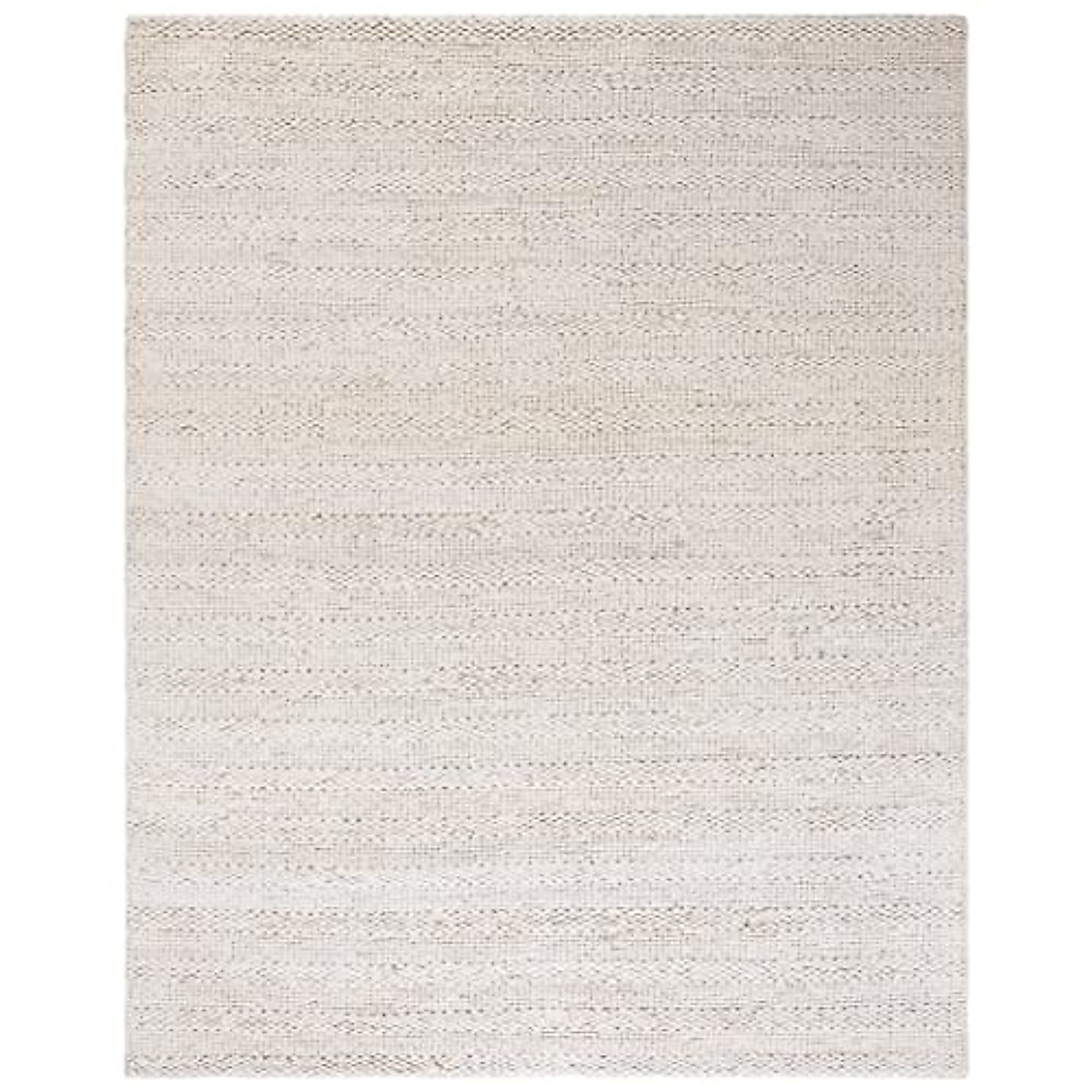 SAFAVIEH Natural Fiber Collection Area Rug - 8' x 10', Bleach, Handmade Braided Woven Jute, Ideal for High Traffic Areas in Living Room, Bedroom (NF212D)