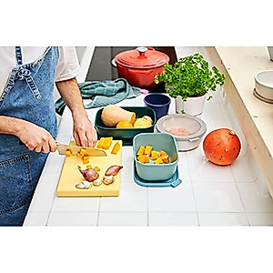 Mepal Cirqula Multi Bowl Rectangular 750 ml Nordic Green-Food Storage Box-Stackable-Dishwasher Safe
