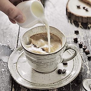 Stylish Dinner Plates,Ceramics Dinner Sets, Retro Steak Plates and Cereals Bowls Sets | 36 Pieces Gradient Thread Porcelain Dinnerware Combination Set for Wedding Gifts and Restaurant