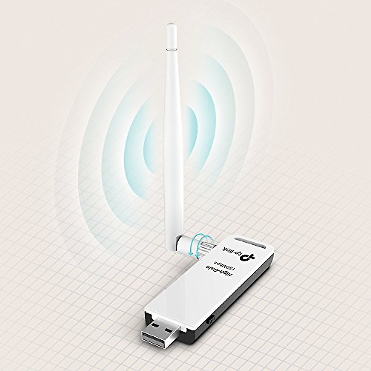 TP-Link Nano USB Wifi Dongle 150Mbps High Gain Wireless Network Adapter for PC Desktop and Laptops. Supports Win10/8.1/8/7/XP Linux 2.6.18-4.4.3, Mac OS 10.9-10.15 (TL-WN722N)