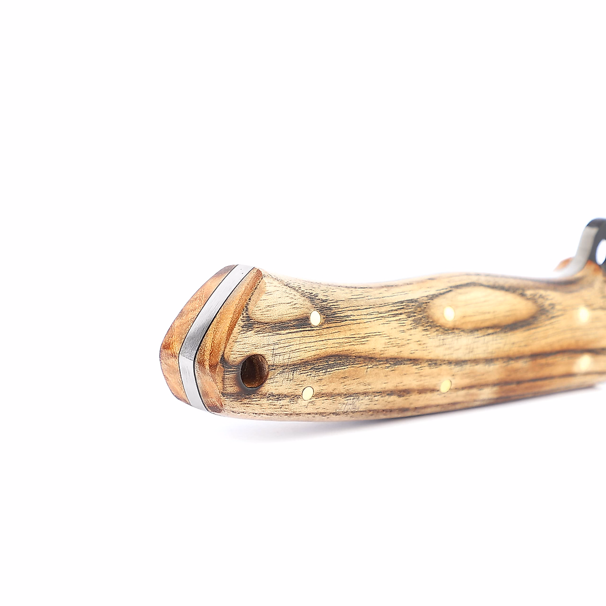 Perkin Hunting Knife With with Leather Sheath Full Tang Fixed Blade Knife Bushcraft Knife - Hunter522