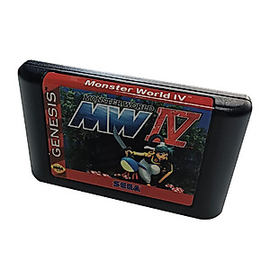 Monster World IV-Video Game Card for Sega Megadrive Genesis Game Cartridge