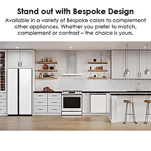 Samsung 30" Bespoke Smart Wall Mount Hood in Clean White, NK30CB600W12AA