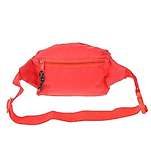 Dealmed Lifeguard Fanny Pack with Logo, E-Z Zipper Design and 3 Pockets, Red Fanny Pack (Pack of 3), Includes Adjustable Waist Strap and Zipper Pockets