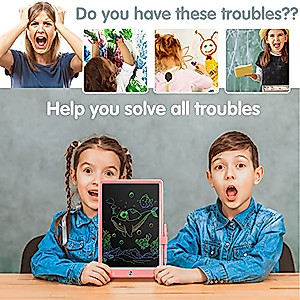 LCD Writing Tablet for Kids, Toys for Girls Boys Doodle Board 10.5 Inch Drawing Pad, Rewritable Cute Children&#039;s Drawing Board, Suitable for 3, 4, 5 and 6 Years Old Boys Girls Learning Gifts