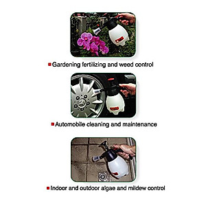 SOLO 418 2 Liter One-Hand Pressure Sprayer, Red and White