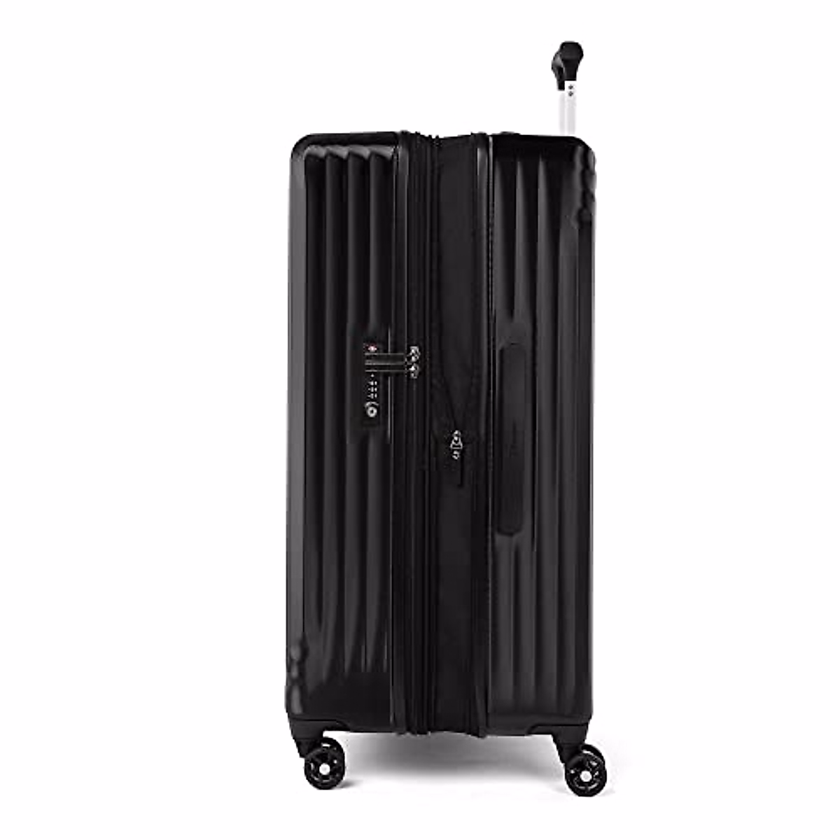 Travelpro Maxlite Air Hardside Expandable Luggage, 8 Spinner Wheels, Lightweight Hard Shell Polycarbonate, Black, Checked-Large 28-Inch
