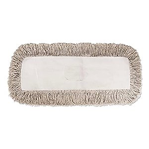 Boardwalk BWK1336 36 in. x 5 in. Industrial Hygrade Cotton Dust Mop Head - White
