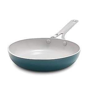 GreenPan Nova 8" Frying Pan Skillet, Oprah’s Favorite Things 2024, Ceramic Nonstick Cookware, PFAS Free, Toxin-Free, Induction Suitable, Dishwasher & Oven Safe, Durable, Easy Clean, Deep Teal