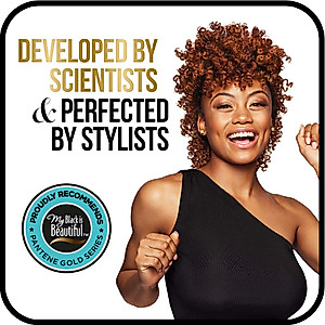 Pantene Gold Series Argan Oil from ProV for Natural and Curly Textured Hair, Sulfate Free Shampoo, 8.5 Fl Oz