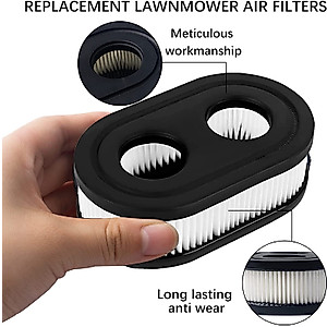 593260 Lawn Mower Air Filter 550ex 675exi 725exi Series Engines Model and More, 798452 Air Cleaner Cartridge Filter Troy Bilt TB110 TB200 TB230 Lawnmower and More (4pcs) (3)