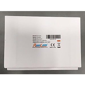 RunCam 4K FPV Camera 1080P HD Micro Action Camera EIS Supported 145 Degree FOV for FPV Racing Drone and Sport Video Recording, Orange