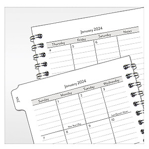FranklinCovey - Compass Weekly Wire-Bound Planner (Pocket Slim, Jan 2024 - Dec 2024)