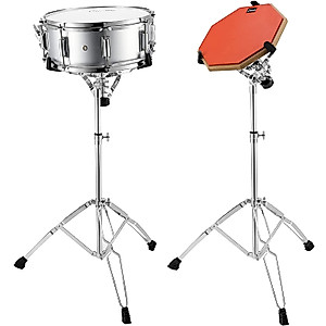 Donner Snare Drum Stand, Adjustable Snare Stand Double Braced Extended with Drum Stick Holder Fit 10''-14'' Dia Drums, Drum Pads, Height Range 26-40 Inches