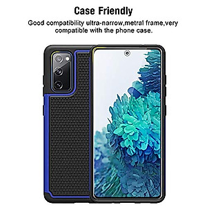 TOCOL 4 Pack Compatible for Samsung Galaxy S20 FE 5G - 2 Pack Screen Protector Tempered Glass and 2 Pack Tempered Glass Camera Lens Protector Bubble Free, Support Ultrasonic Fingerprint Unlock