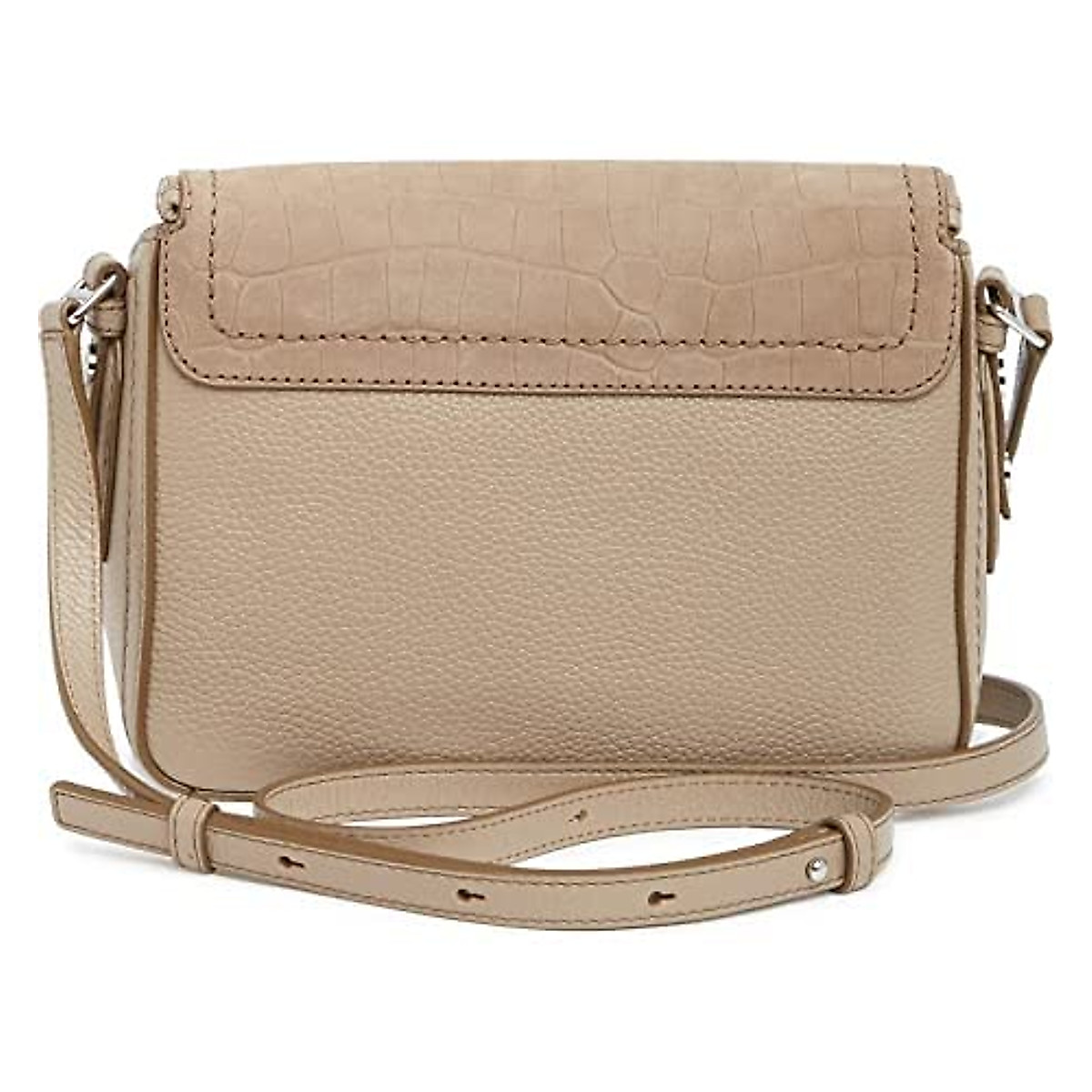 Marc Jacobs H110L01FA21 Greige Leather Strap Women's Zipper Crossbody