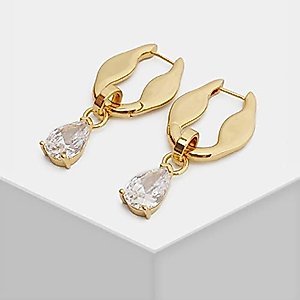 Koleso Punk Cystal Pendant Earrings For Women Exaggerated Dangle Earrings Peal Earrings Party Jewelry Geo For Girlfriend-63476