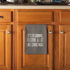 Primitives by Kathy It's Beginning to Cook A Lot Like Christmas Home Décor Kitchen Towel