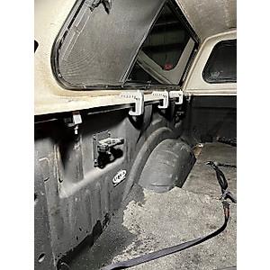 GCi STRONGER BY DESIGN G-991 Clamps for Ford Super Duty Trucks (Set of 6). Made in USA with 6000 Series Structural Aluminum to Ensure Quality and Strength. For Mounting Caps, Camper Shells, Toppers.