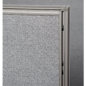 GOF 4Ft Single Office Partition, Large Fabric Room Divider Panel, Custom Built Workstation (48" w x 48" h)