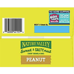 Nature Valley Sweet and Salty Granola Bars, Peanut, 30 Bars, 36 OZ