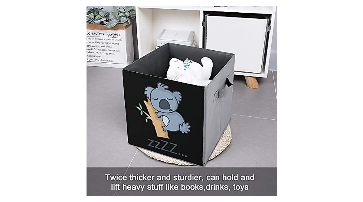 Cute Koala Sleeping Collapsible Storage Bins & Organizers